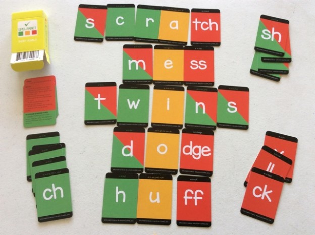 » Short vowel card game
