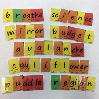 » Advanced moveable alphabet